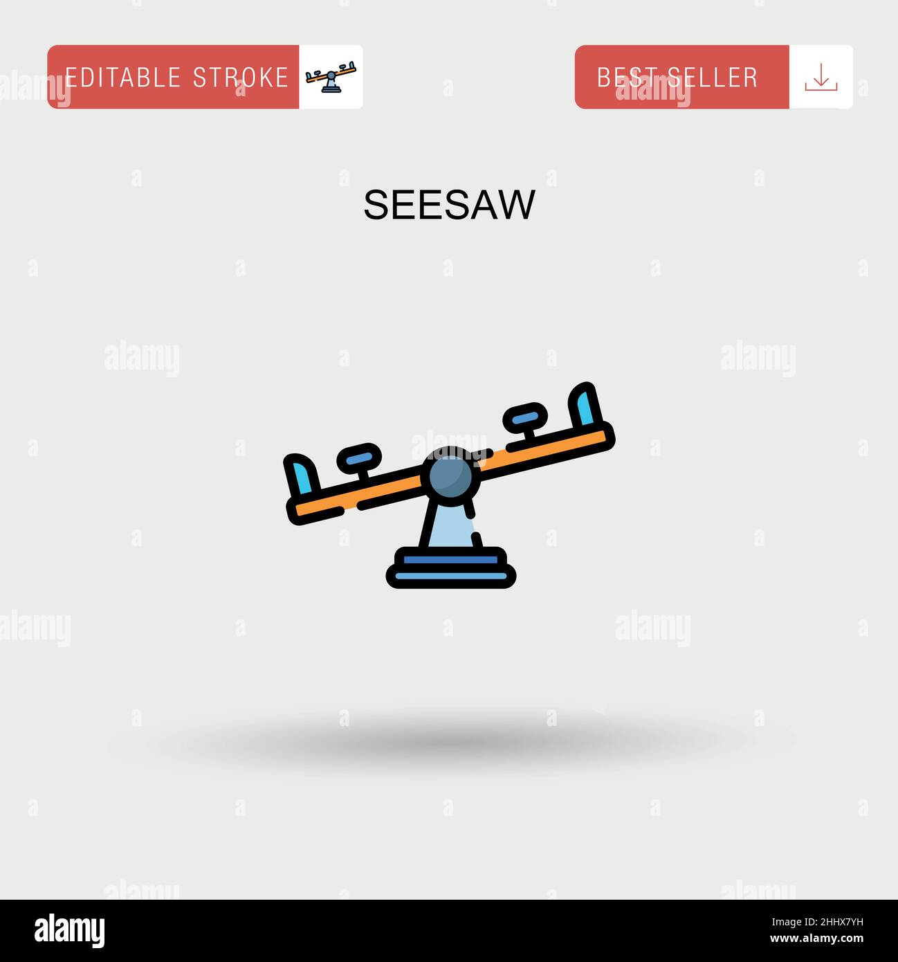 Seesaw Stock Vector Images - Alamy