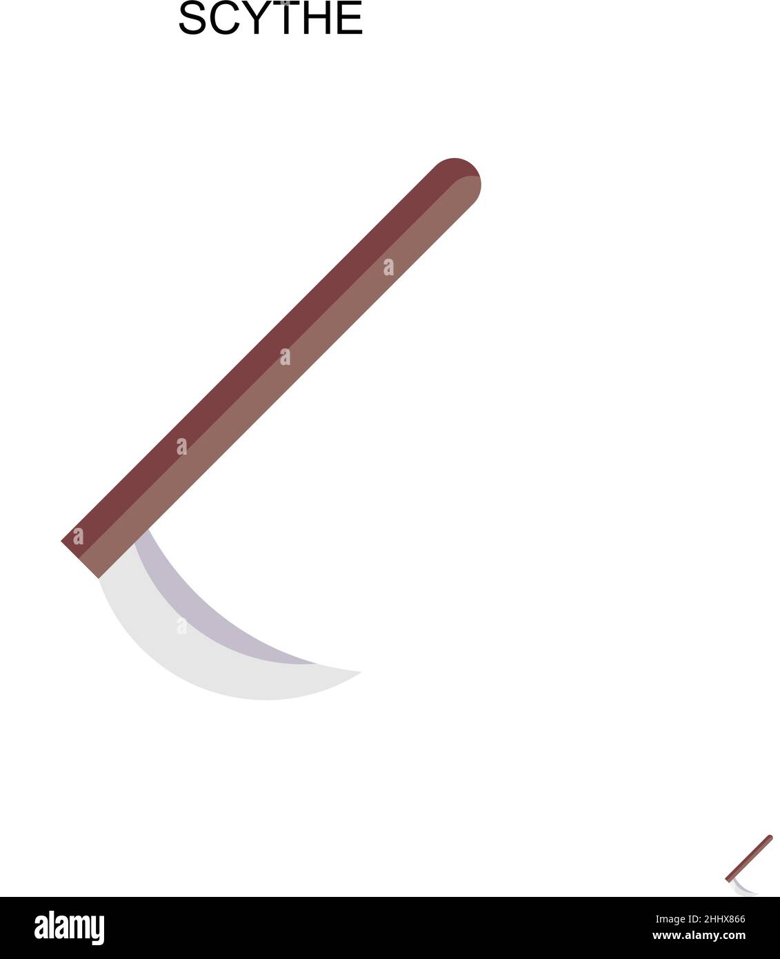 Vector cartoon illustration grim reaper hi-res stock photography and ...