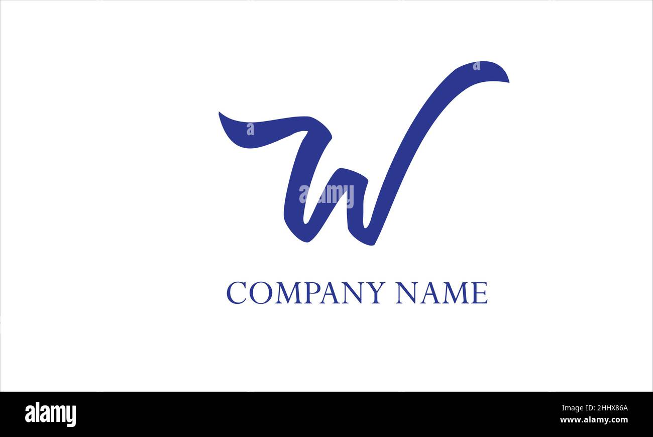 Cartoon letter w Stock Vector Images - Alamy