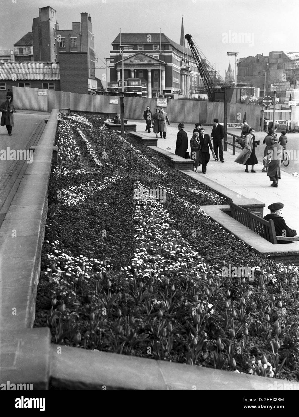 Construction work in centre Black and White Stock Photos & Images - Alamy