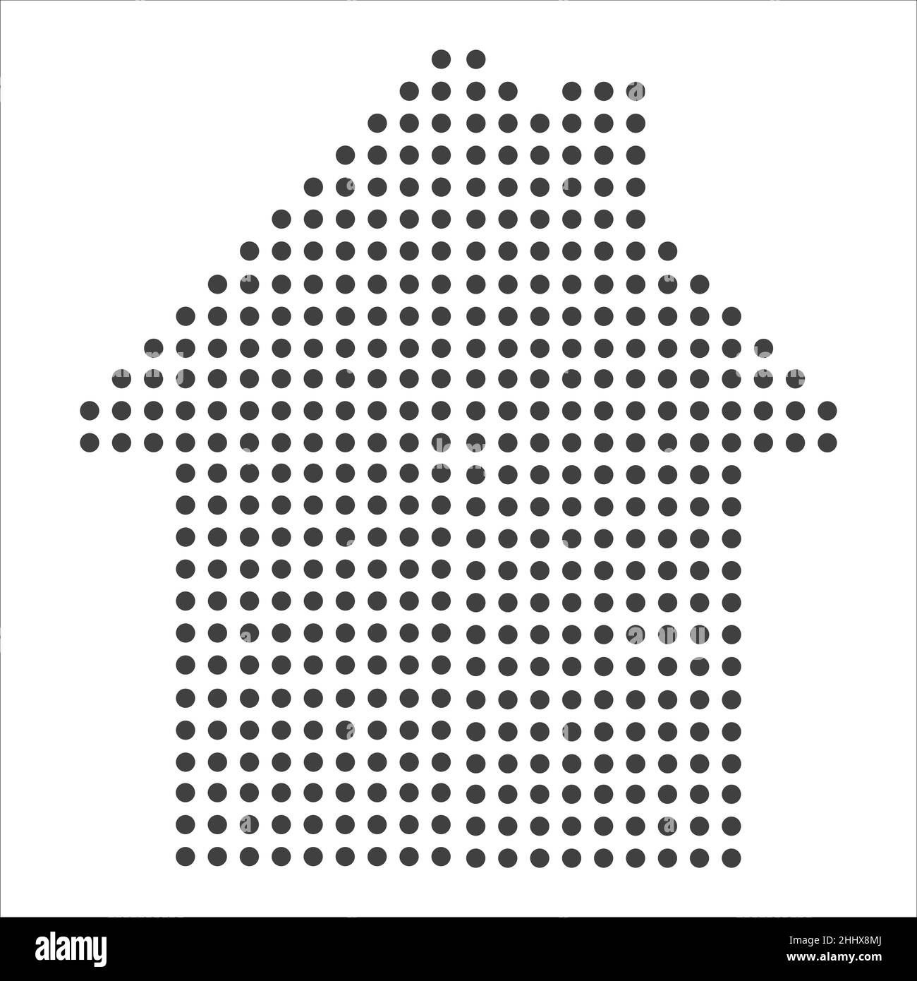 House icon on a white background. Black color, rounded corners, white ...