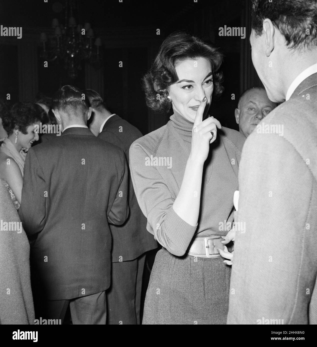 A party held by Barbara Allen, who runs a model agency. Pictured, model ...
