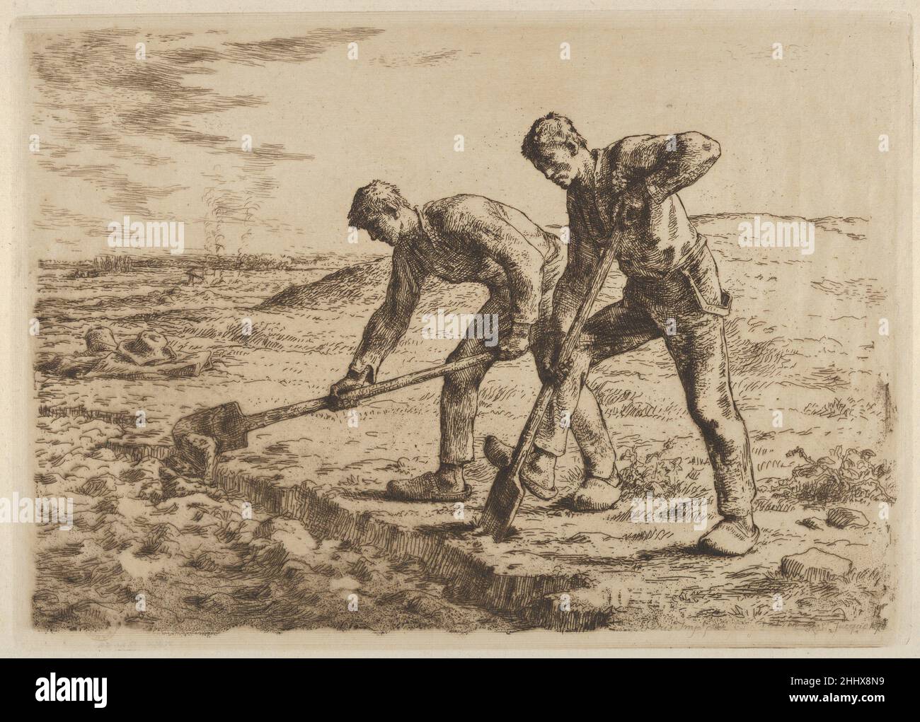 Diggers on land hi-res stock photography and images - Alamy