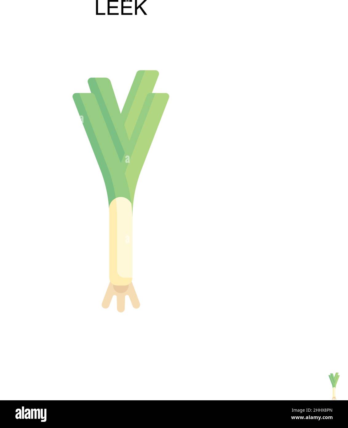 Leeks garden Stock Vector Images - Alamy