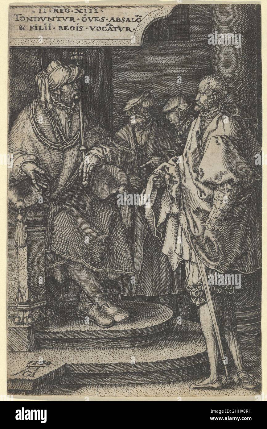 Absalom Inviting David and His Brothers, from The Story of Amnon and ...
