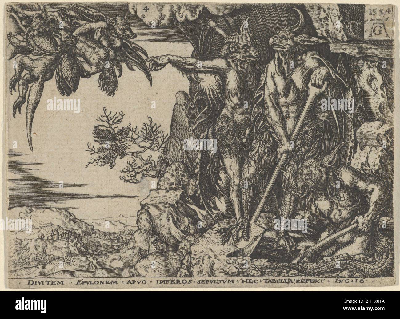 Copy of The Rich Man Transported to Hell, from The Parable of the Rich ...