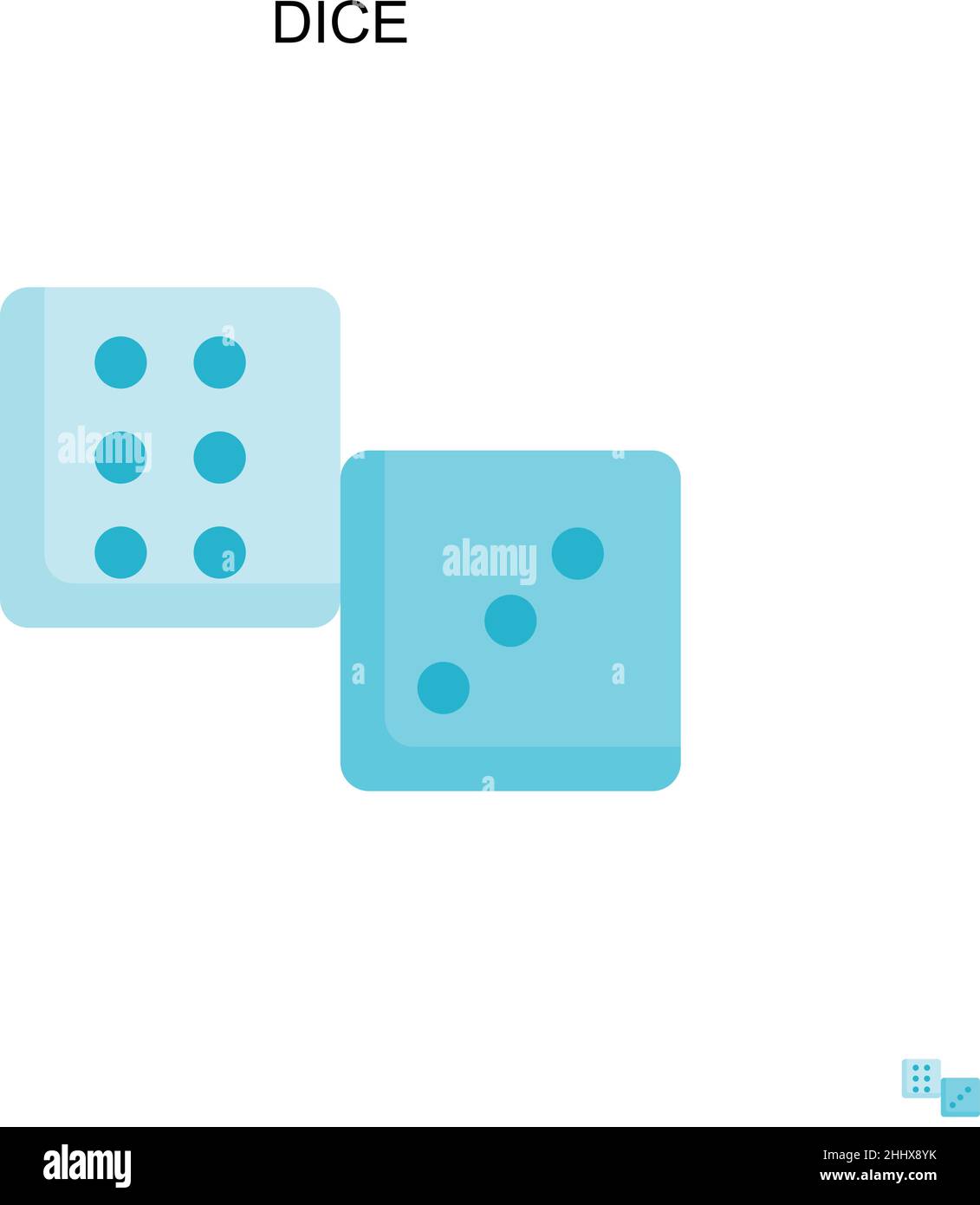 Throw of the dice Stock Vector Images - Alamy