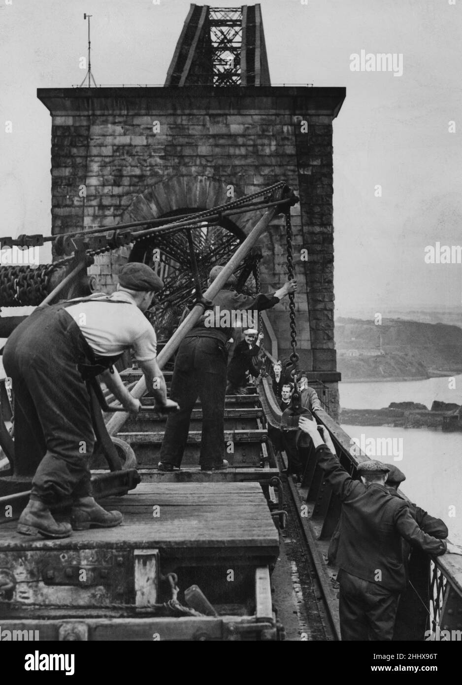 The men of the bridge. Yesterday morning while most of Scotland was ...