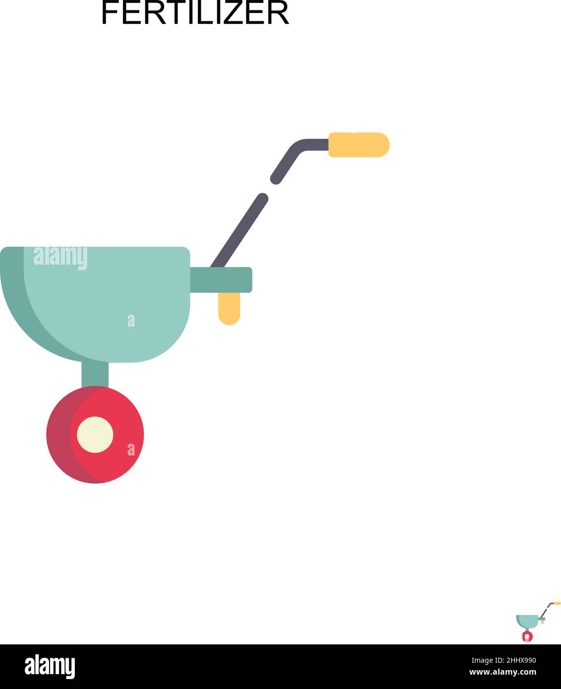 Fertilizer Simple vector icon. Illustration symbol design template for ...