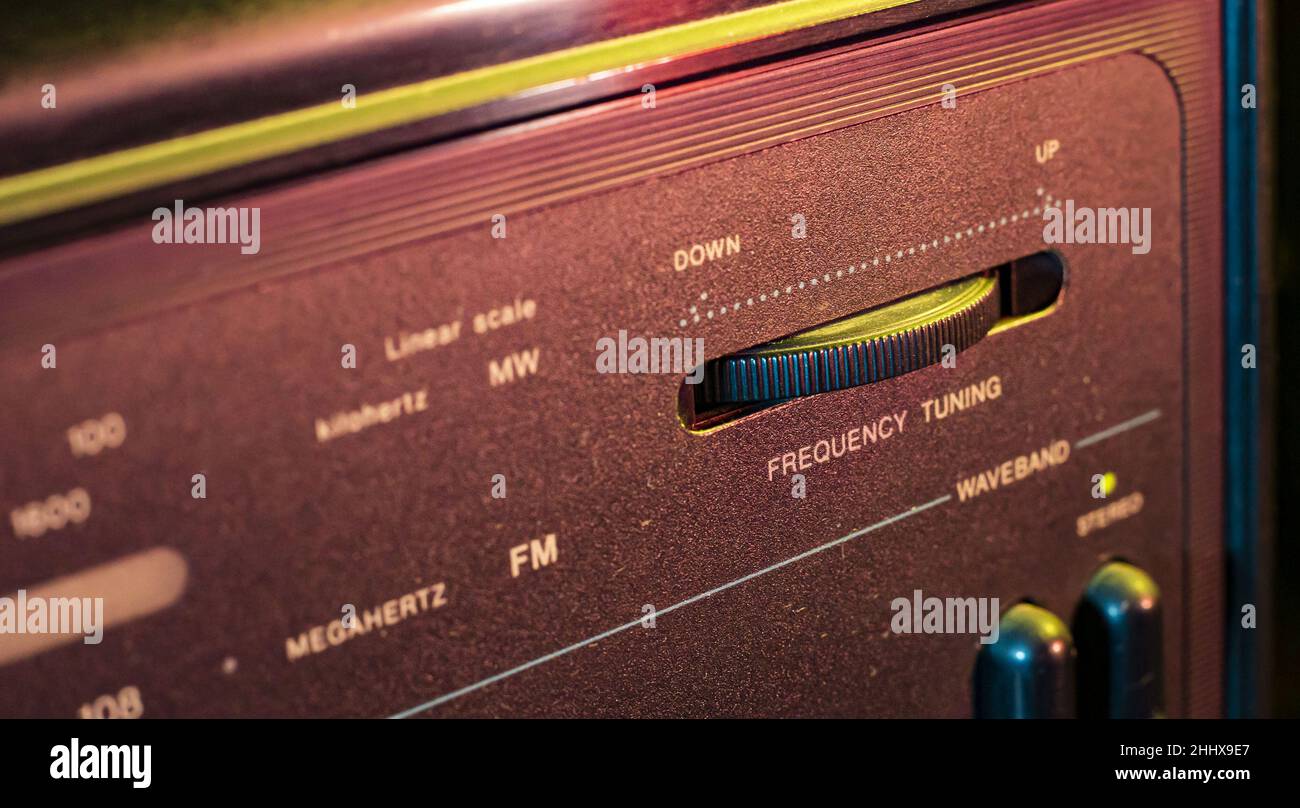 Black speakers panel hi-res stock photography and images - Alamy