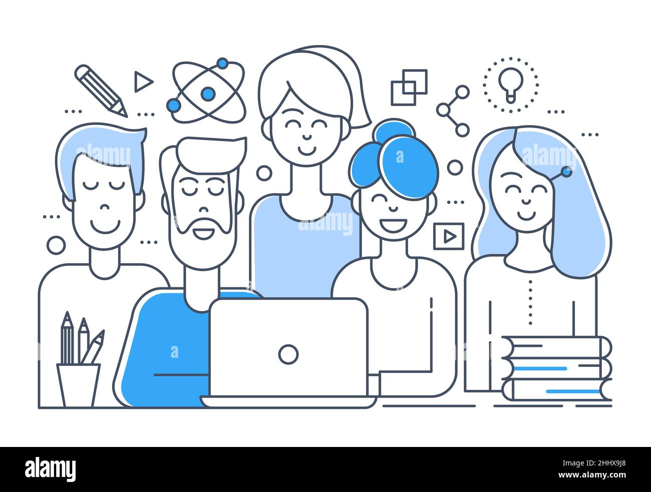 Designer team creative collaboration Cut Out Stock Images & Pictures ...