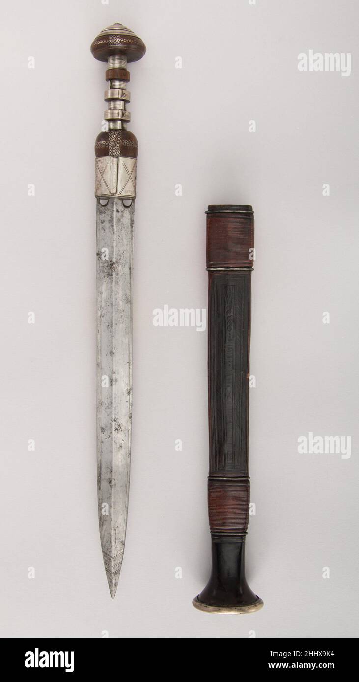 Dagger with Sheath 18th–19th century African, Sudan. Dagger with Sheath ...