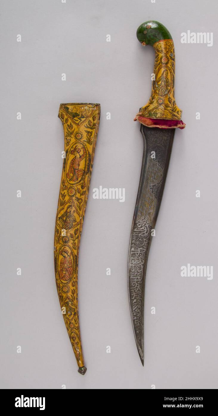Dagger with Sheath 19th century Persian, Qajar. Dagger with Sheath ...