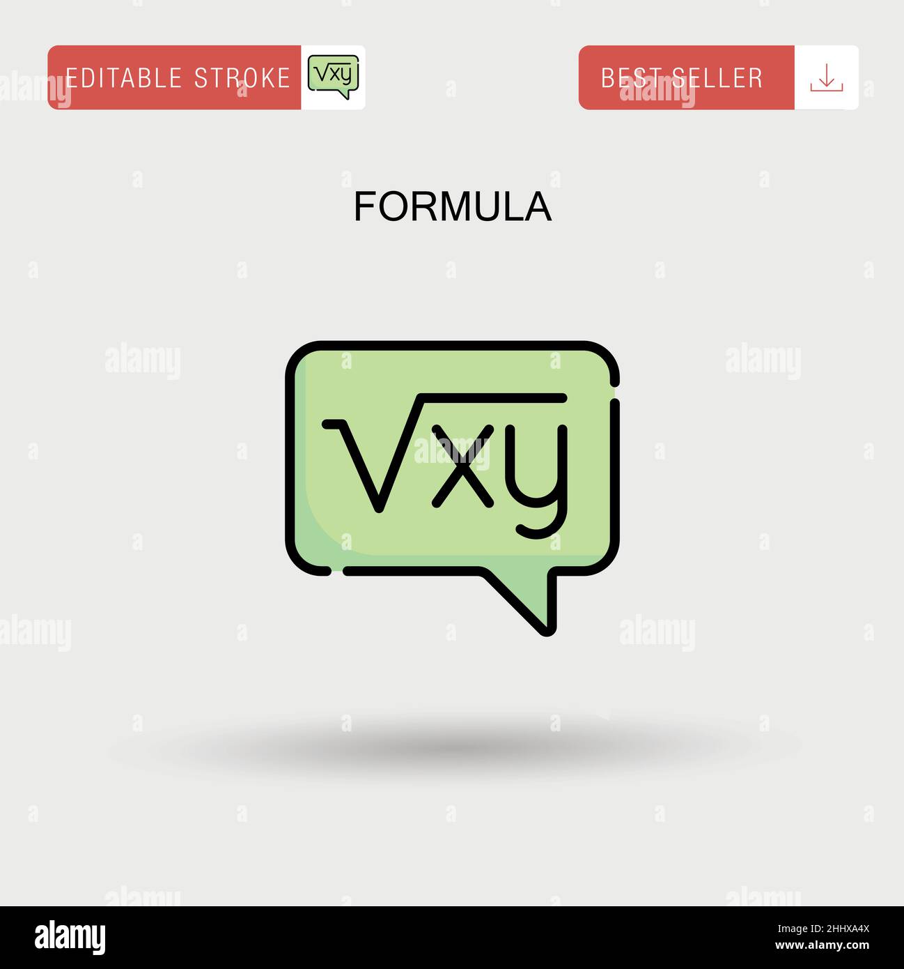 Formula Simple vector icon Stock Vector Image & Art - Alamy