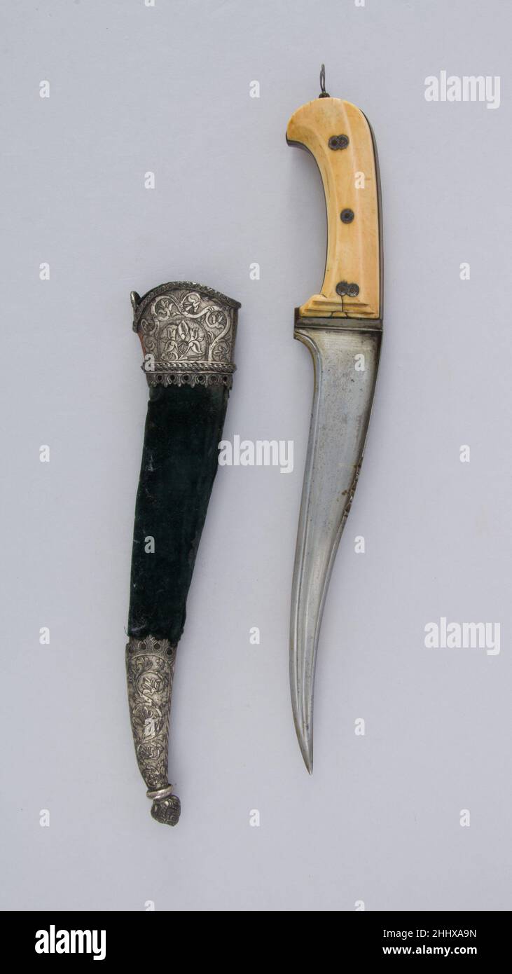 Dagger (Pesh-kabz) with Sheath 18th–19th century Afghan. Dagger (Pesh ...