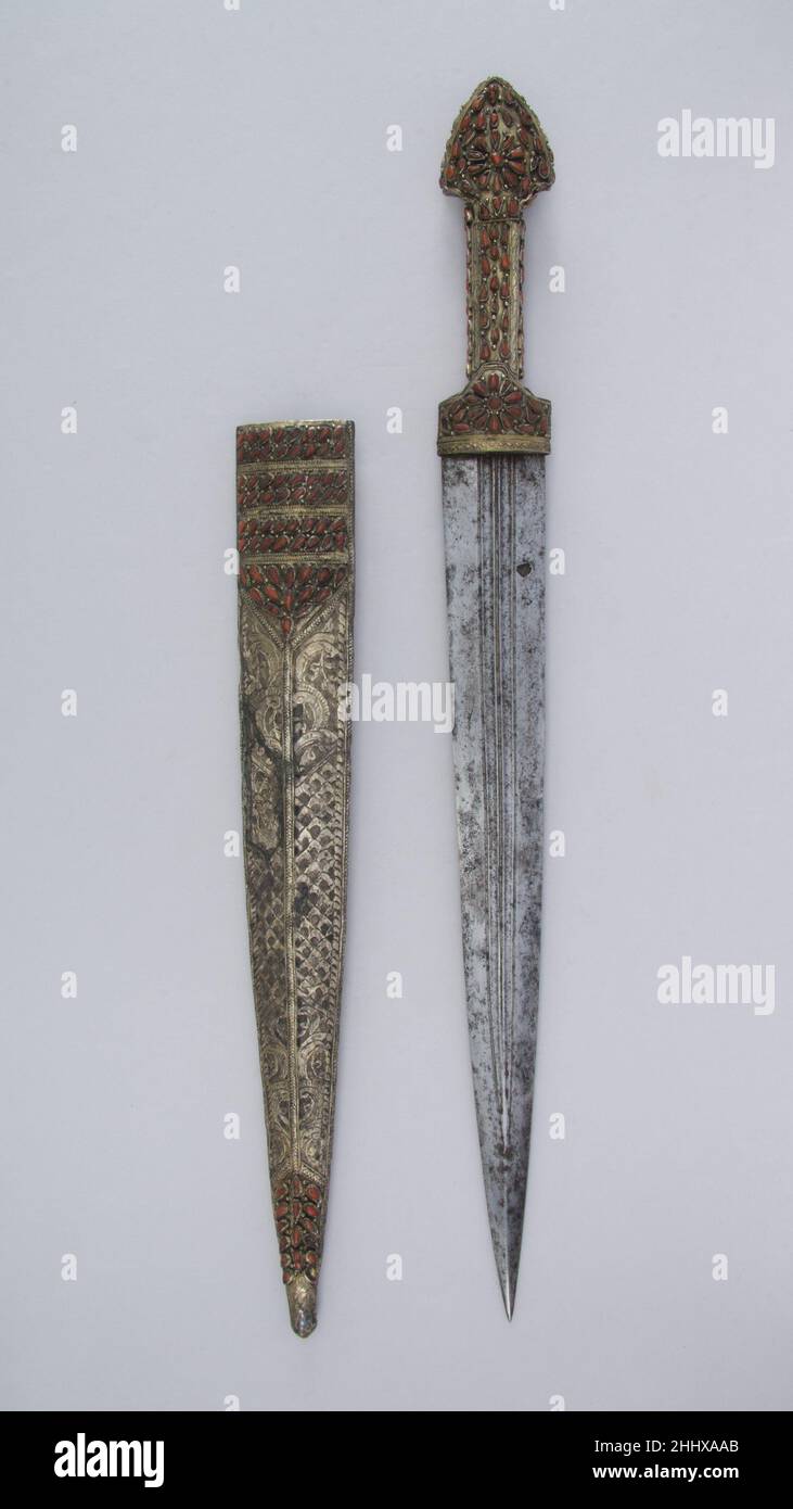 Dagger (Qama) with Sheath 18th–19th century Transcaucasian, probably ...