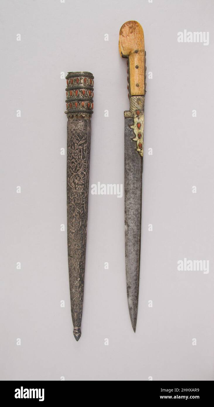 Dagger with Sheath 19th century Turkish, Ottoman The stones adorning ...