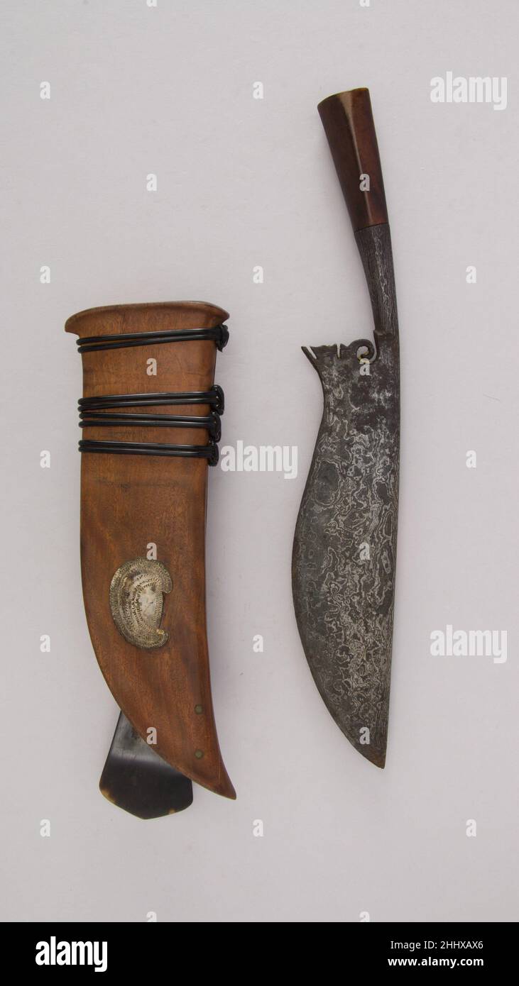 Knife (Wedong) with Sheath 16th–19th century Javanese. Knife (Wedong ...