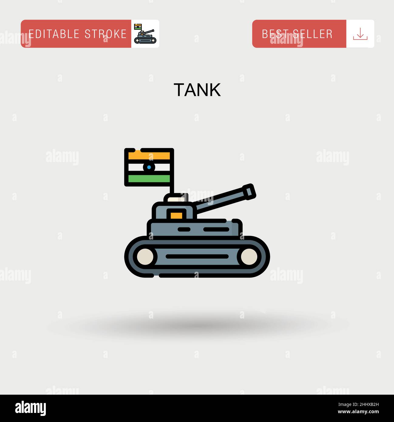 Tank Simple vector icon Stock Vector Image & Art - Alamy
