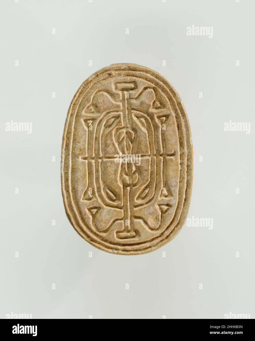 Scarab Decorated with Symbol of Unification ca. 1802–1670 B.C. Middle ...