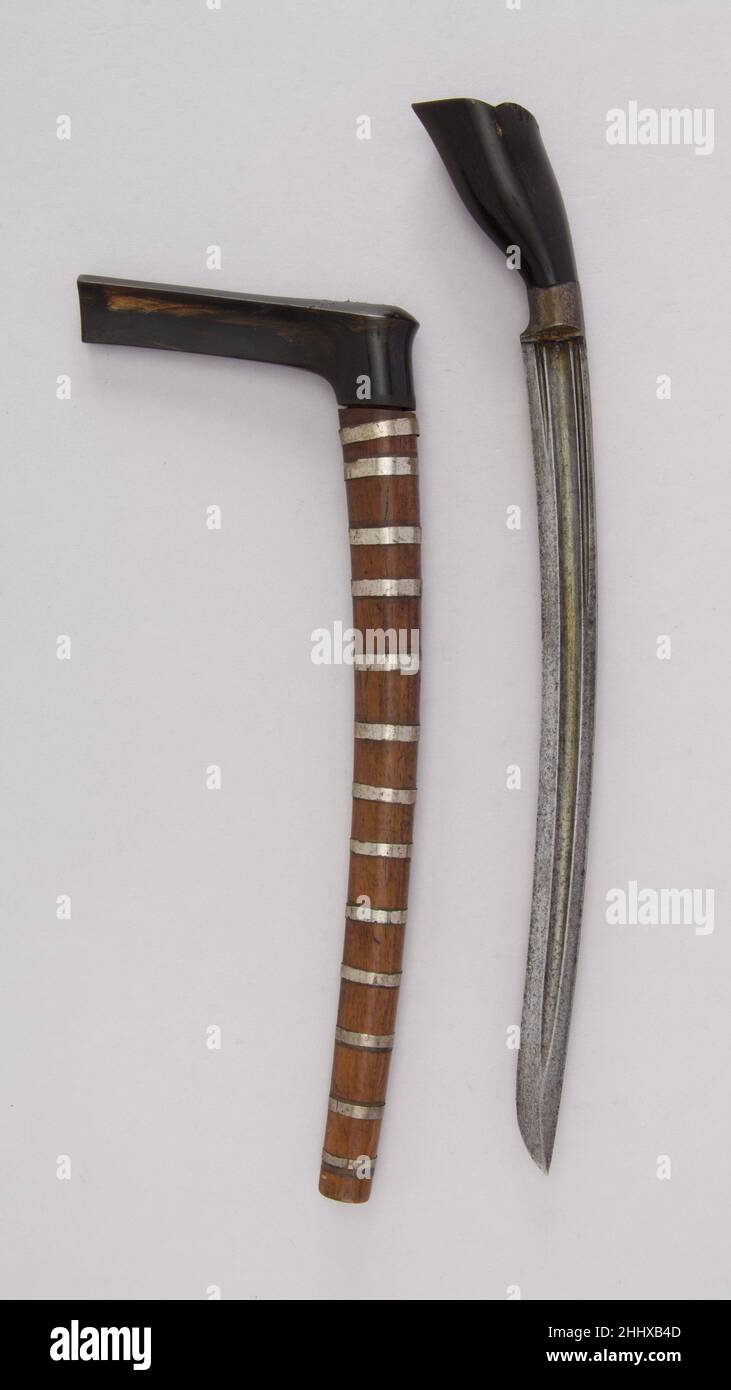 Knife (Bade-bade) with Sheath 18th–19th century Malayan. Knife (Bade ...