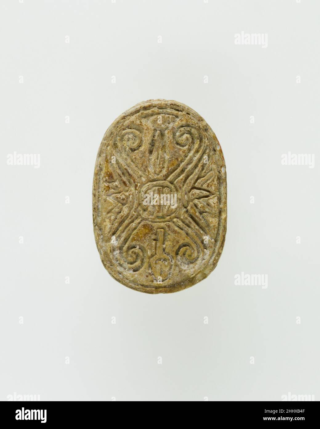Scarab Incised with Hieroglyphs and a Cruciform Design ca. 1760–1670 B ...