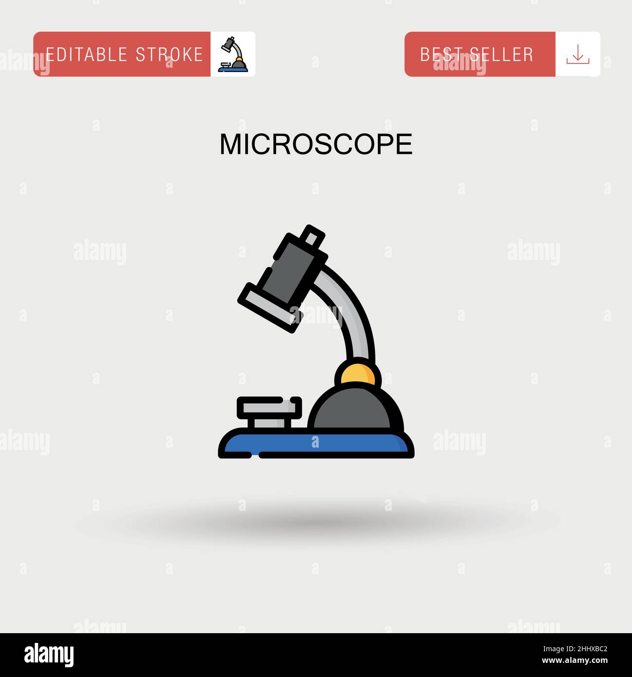 Microscope medical laboratory Stock Vector Images - Alamy