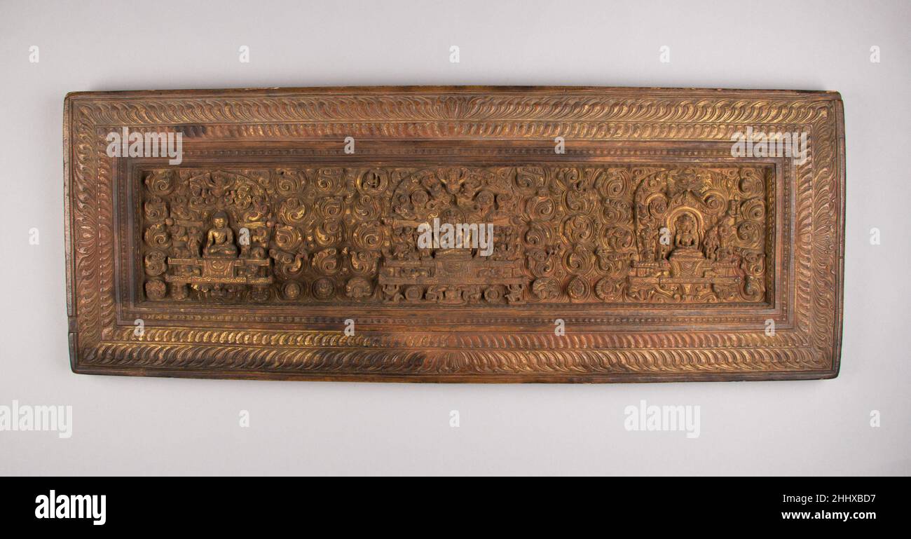 Central Panel or Book Cover 15th–16th century Tibet. Central Panel or ...