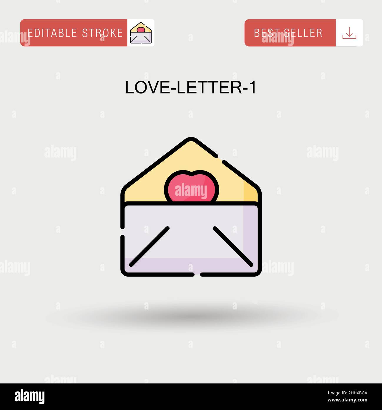 One love lettering text Stock Vector Images - Alamy