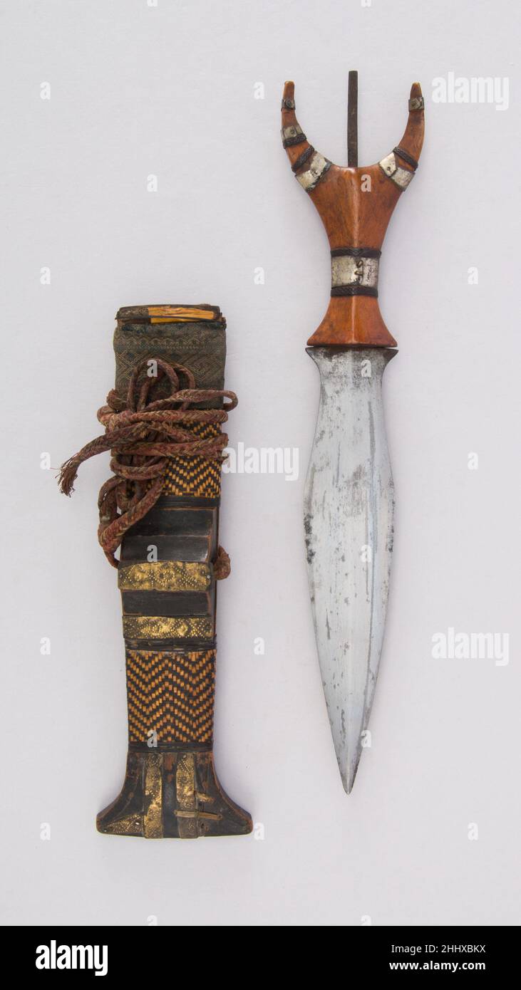 Dagger with Sheath 19th century Philippine, Mandaya. Dagger with Sheath ...