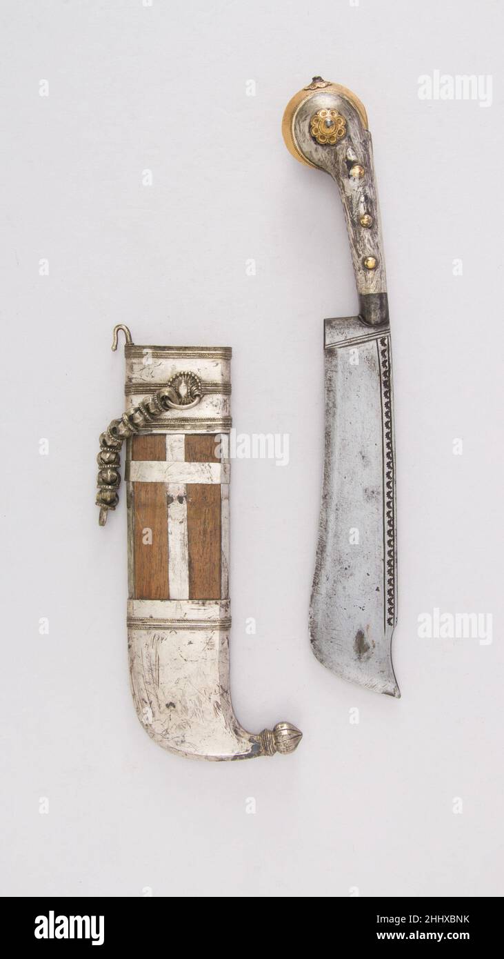 Knife (Pichangatti) with Sheath 18th–19th century Indian, Kodagu (Coorg ...