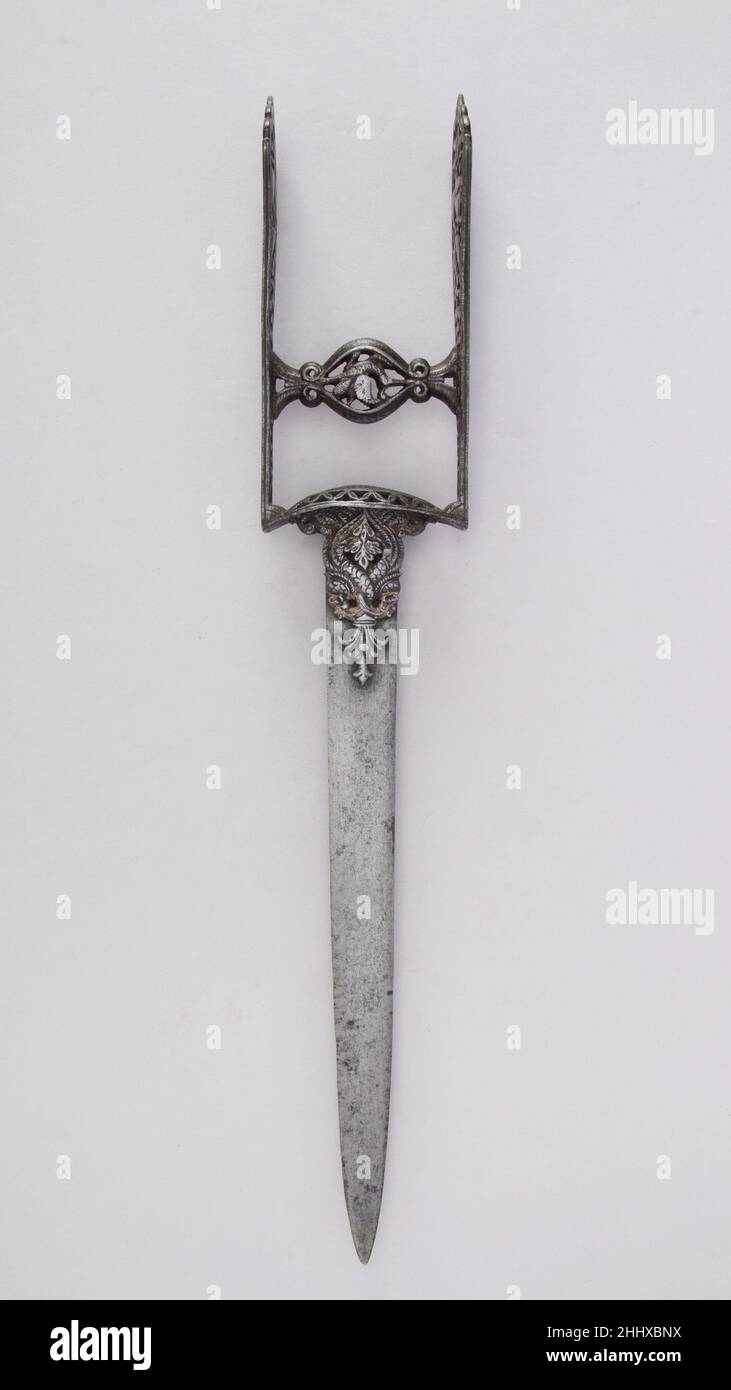 Dagger (Katar) 17th century Indian, Thanjavur; blade, European. Dagger ...