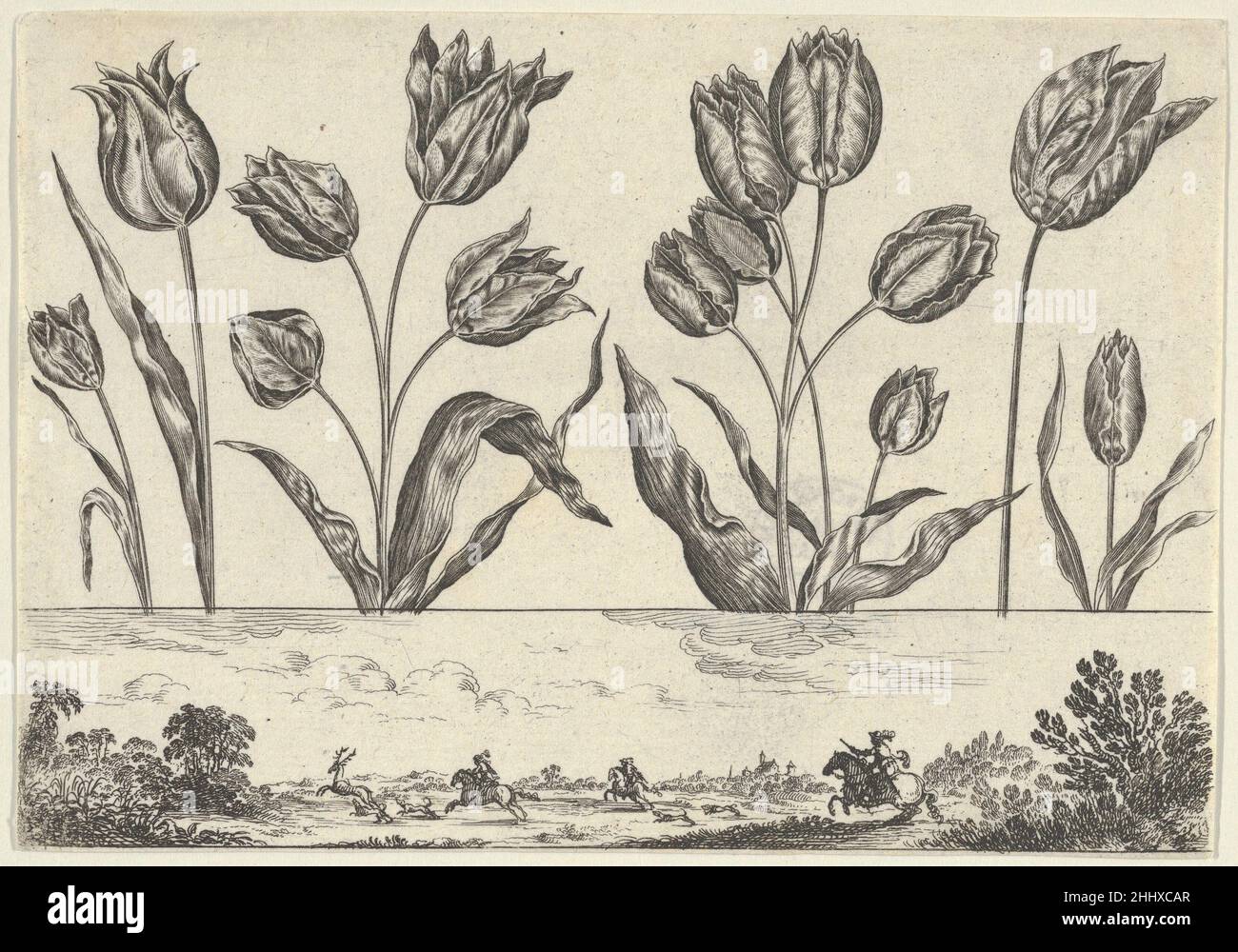 Hunting scene panel or great hunt panel hi-res stock photography and ...