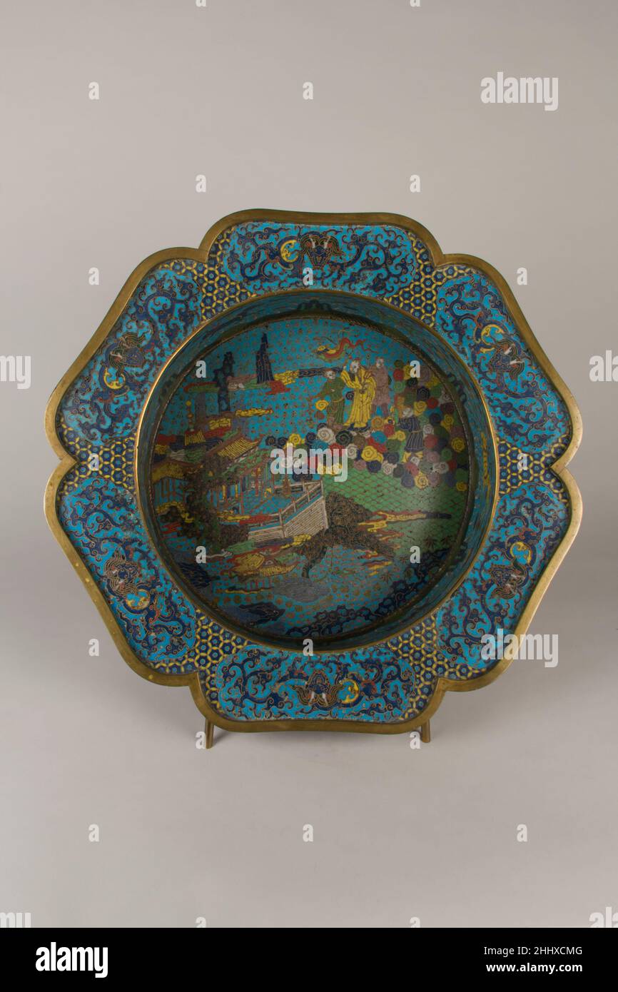 Bowl with Scene of Daoist Immortals 17th century China The color ...