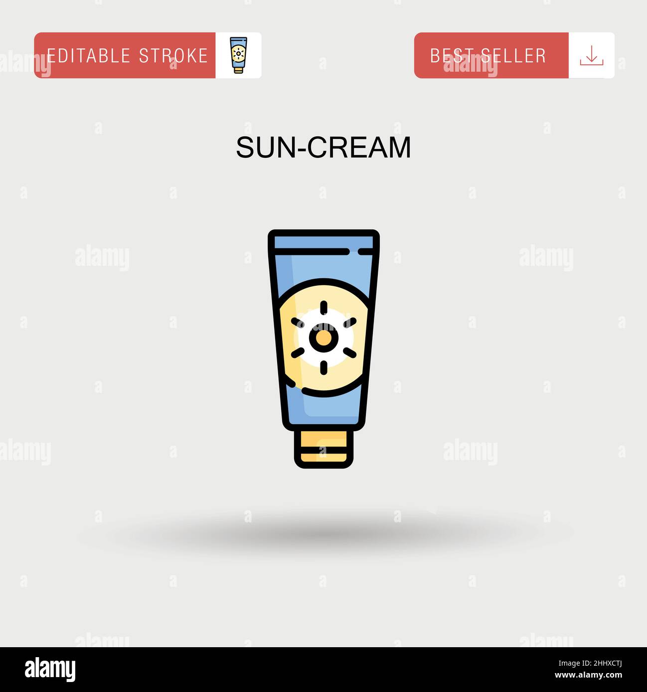 Woman Sun Cream Face Stock Vector Images - Alamy