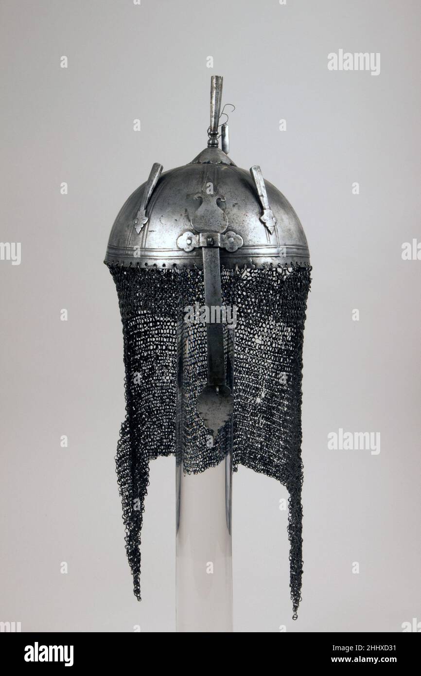 Helmet 18th–19th century Indian. Helmet 32060 Stock Photo - Alamy