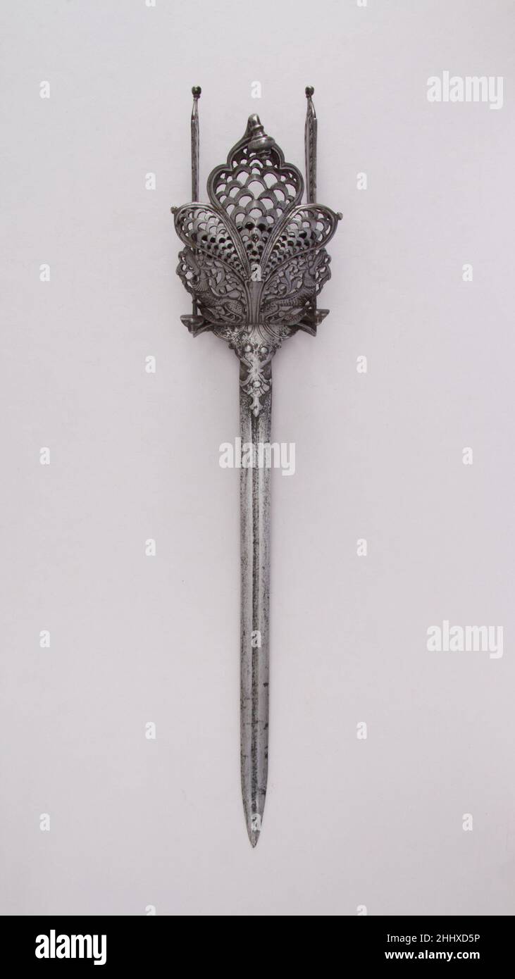 Guarded Dagger (Katar) 16th century Indian, Thanjavur; blade, European ... Guarded Dagger (Katar) 16th century Indian, Thanjavur; blade, European ...