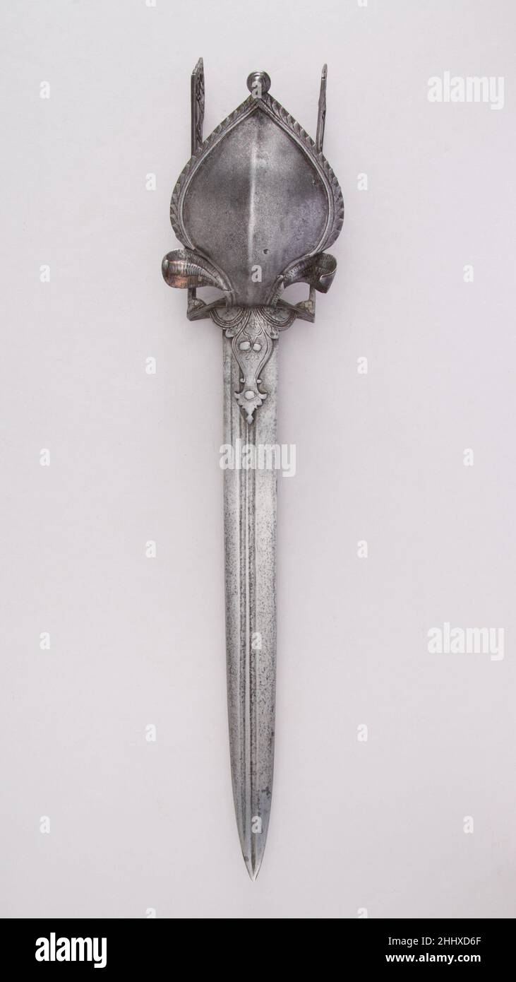 Guarded Dagger (Katar) 17th century Indian, Thanjavur; blade, European ... Guarded Dagger (Katar) 17th century Indian, Thanjavur; blade, European ...