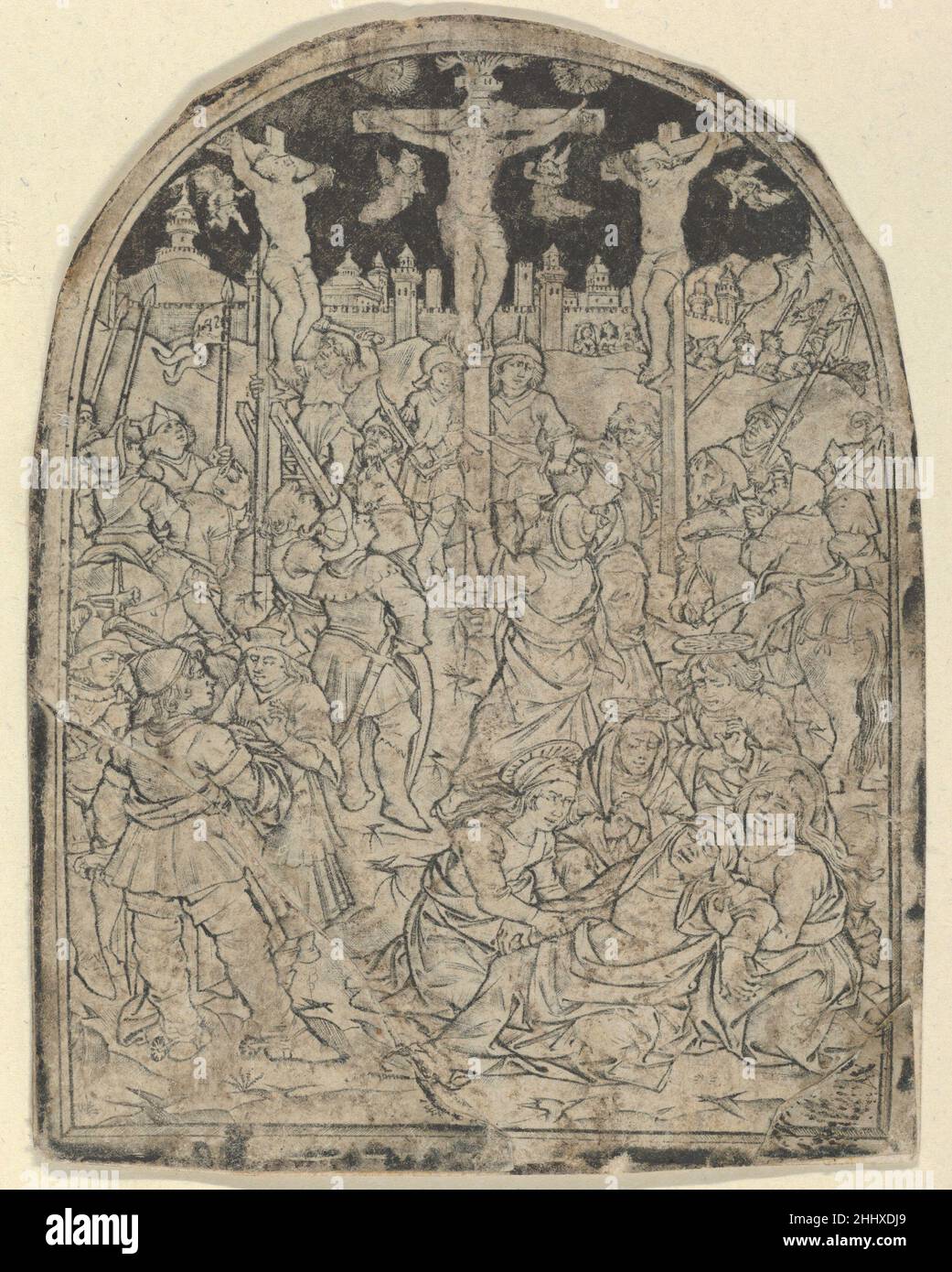 Crucifixion 1450–75 Anonymous, Italian, 15th century Italian. Crucifixion 659743 Stock Photo - Alamy