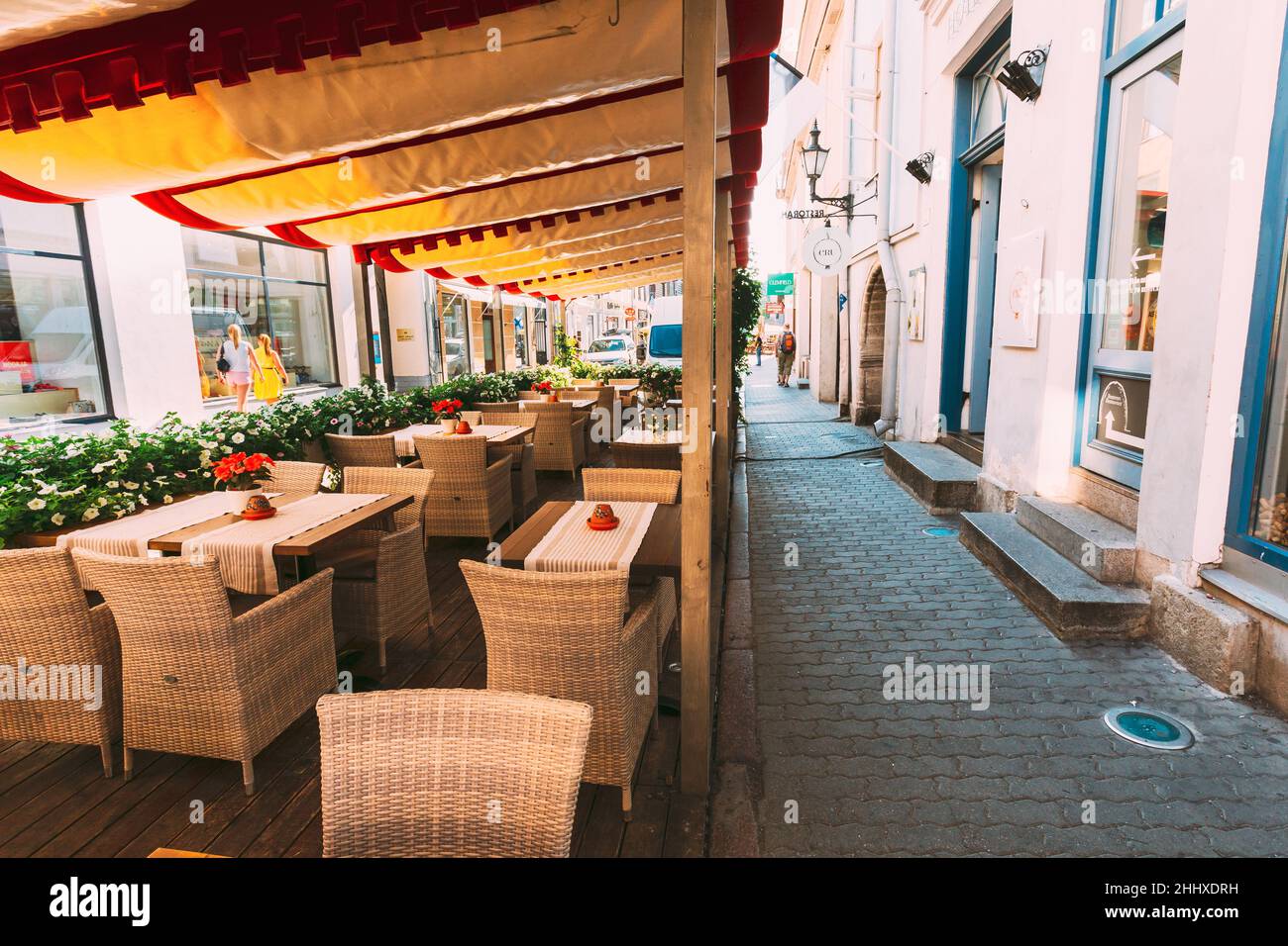 Streets And Old Town Architecture Estonian Capital, Tallinn, Estonia ...