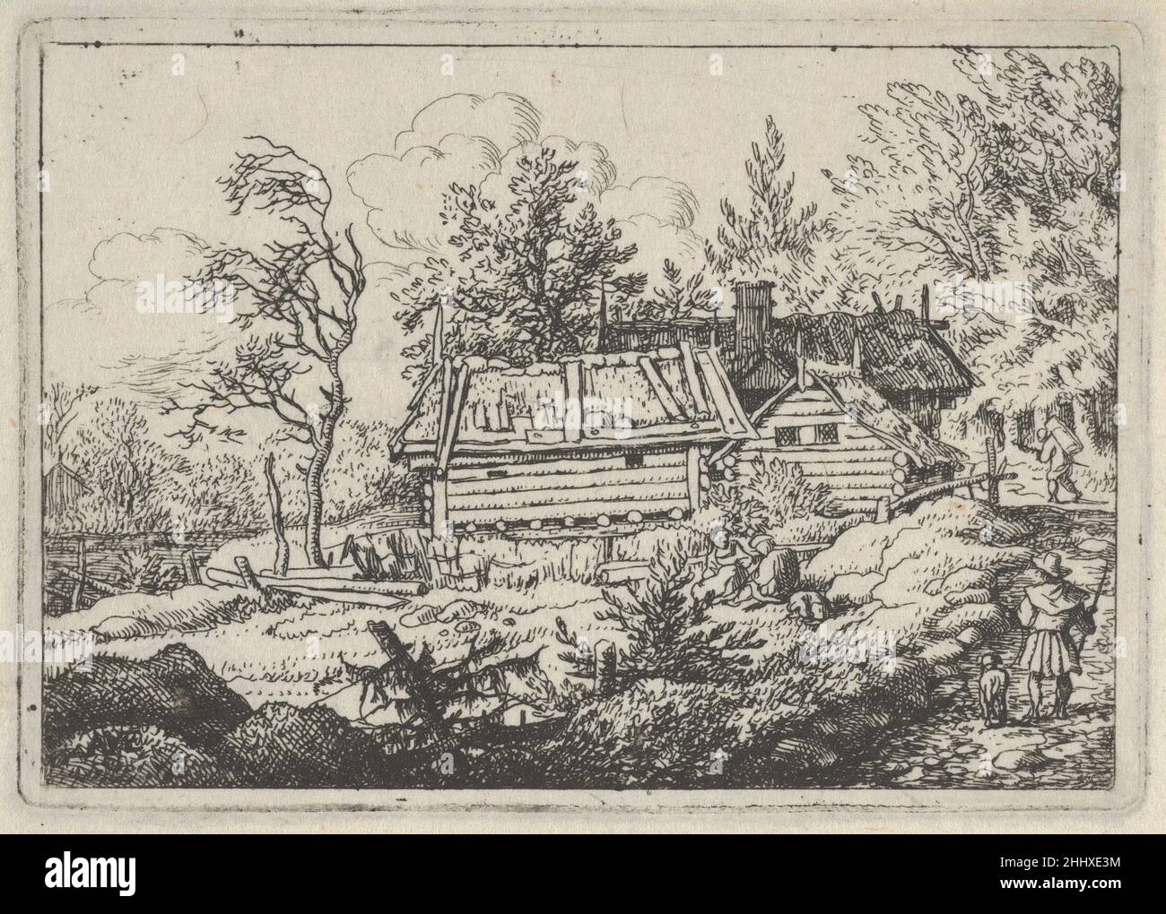 The Pilgrim with the Dog Allart van Everdingen Dutch. The Pilgrim with ...