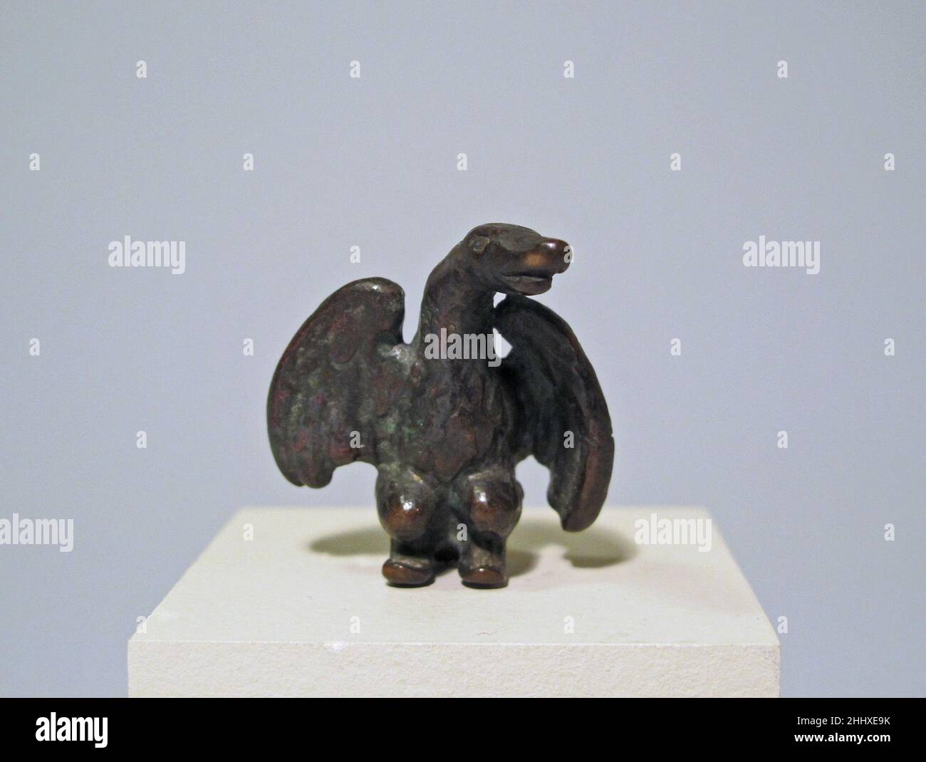 Bronze statuette of a goose 1st–2nd century A.D. Roman Wings spread ...