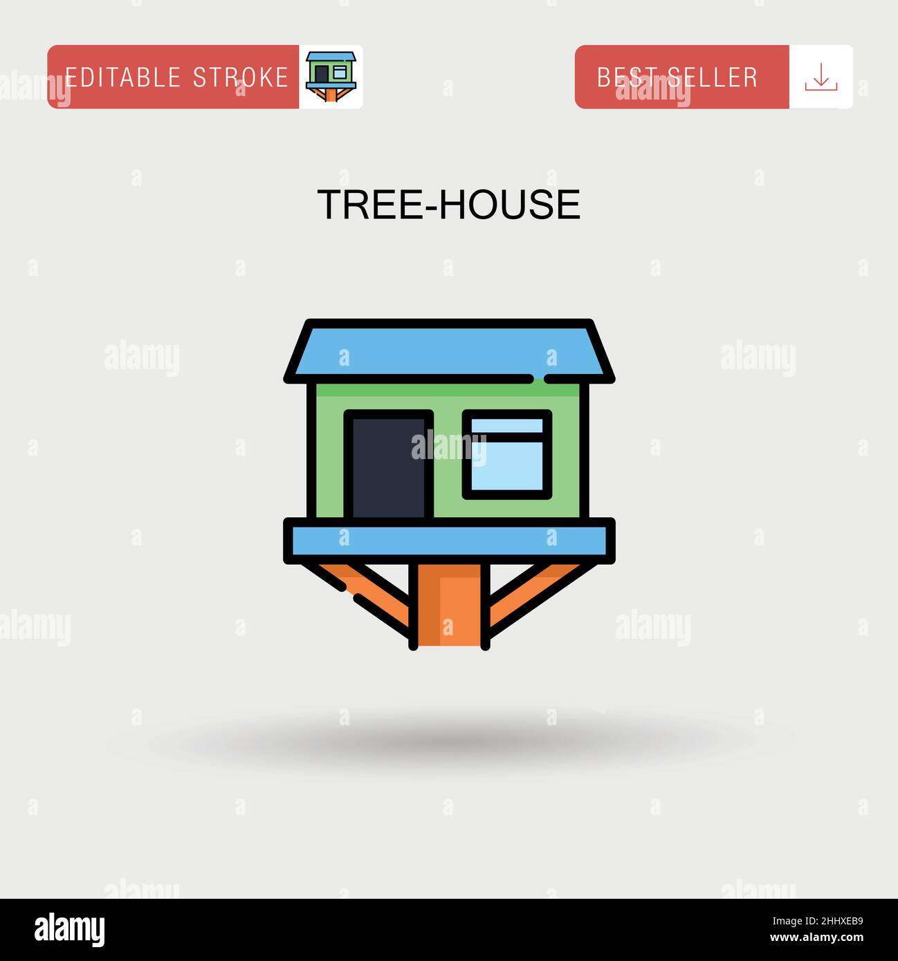 Garden playhouse Stock Vector Images - Alamy