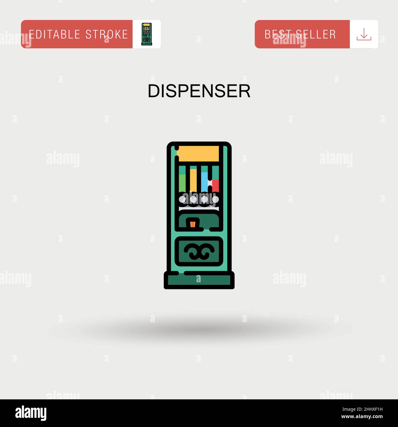 Automatic dispenser Stock Vector Images - Alamy