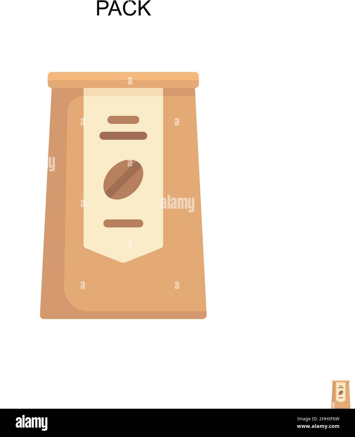 Pack Simple vector icon. Illustration symbol design template for web ...