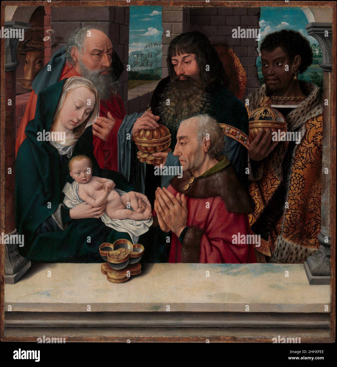 The Adoration of the Magi Copy after Hugo van der Goes Netherlandish Highly differentiated in ...