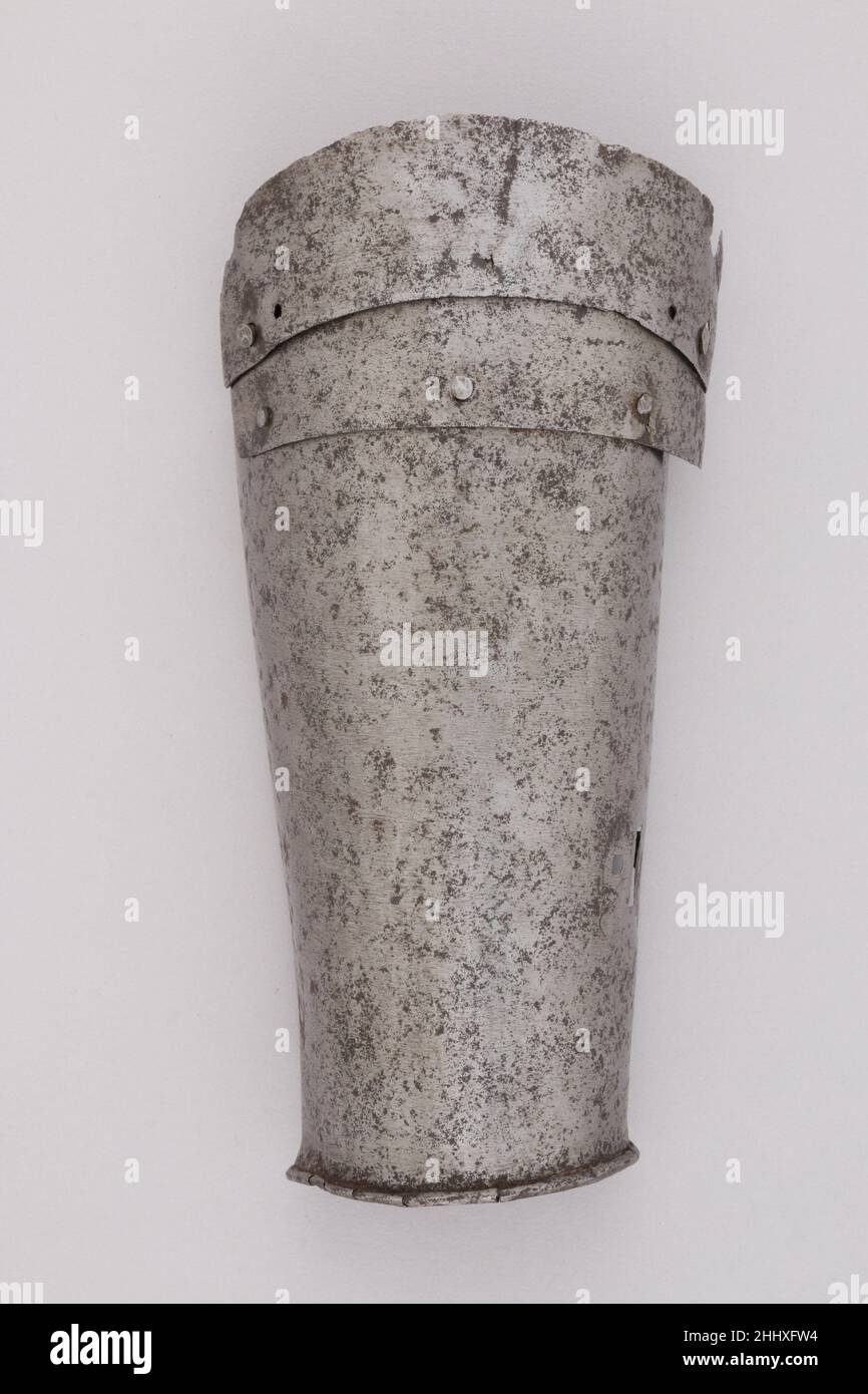 Part of a Forearm Defense (Vambrace) ca. 1450–70 Italian This is part ...
