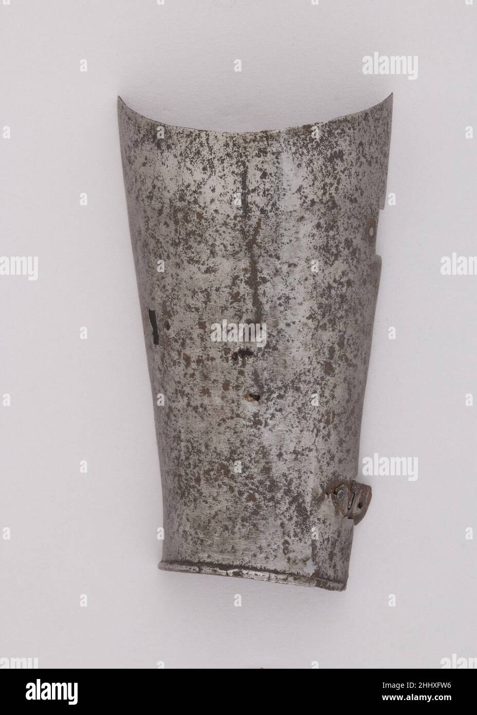 Inner Plate of a Left Forearm Defense (Vambrace) ca. 1400 Italian This ...