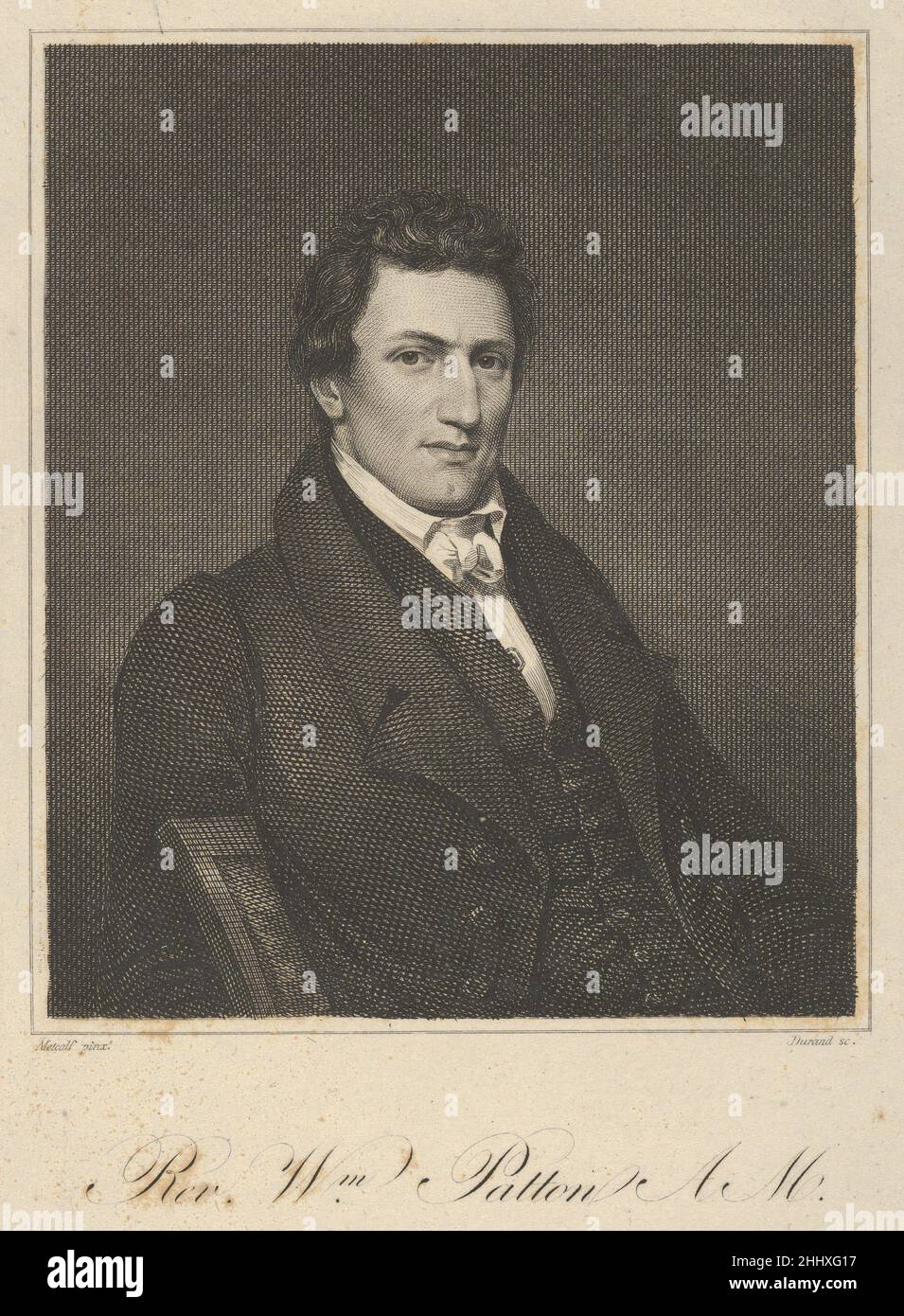 Rev. William Patton before 1837 Asher Brown Durand American. Rev ...