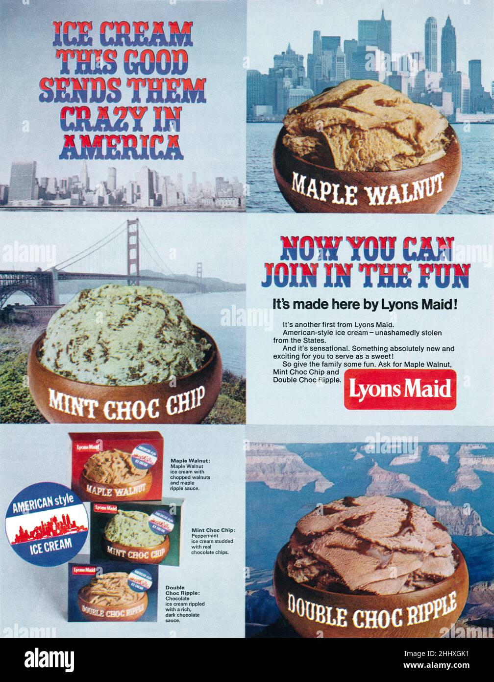 Ice cream 1960s hi-res stock photography and images - Alamy